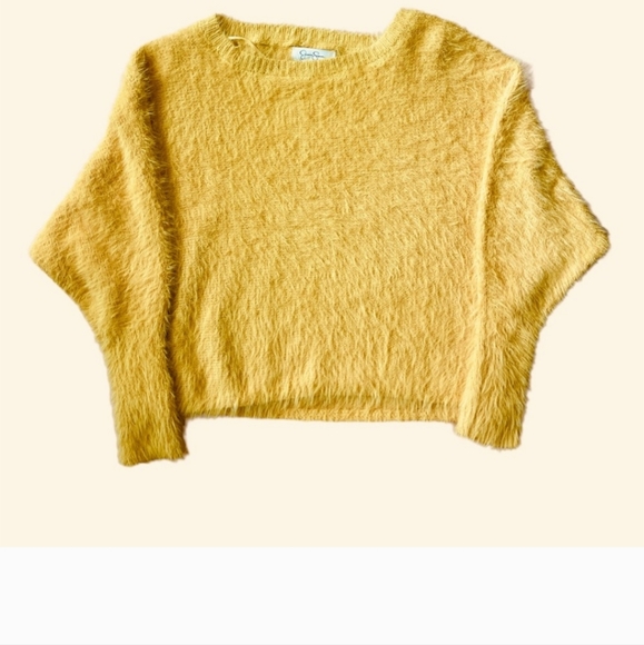 Jessica Simpson | Sweaters | Jessica Simpson Cropped Mustard Yellow ...